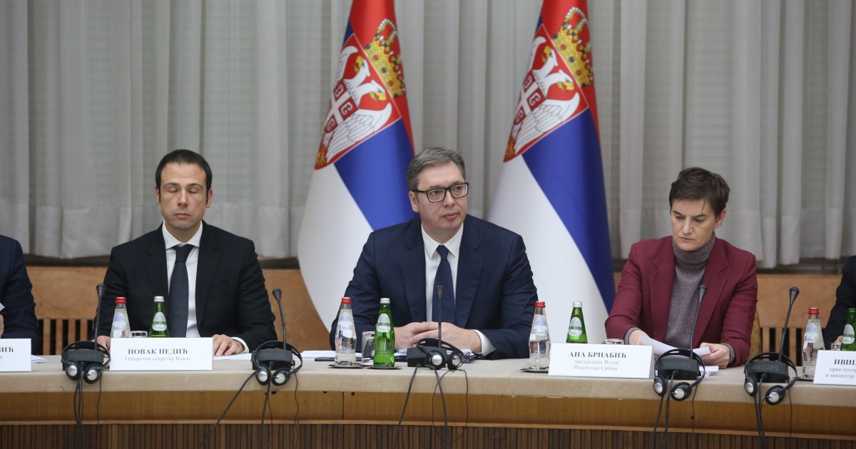 Počela sednica Vlade, prisustvuje i predsednik Vučić - Telegraf.rs
