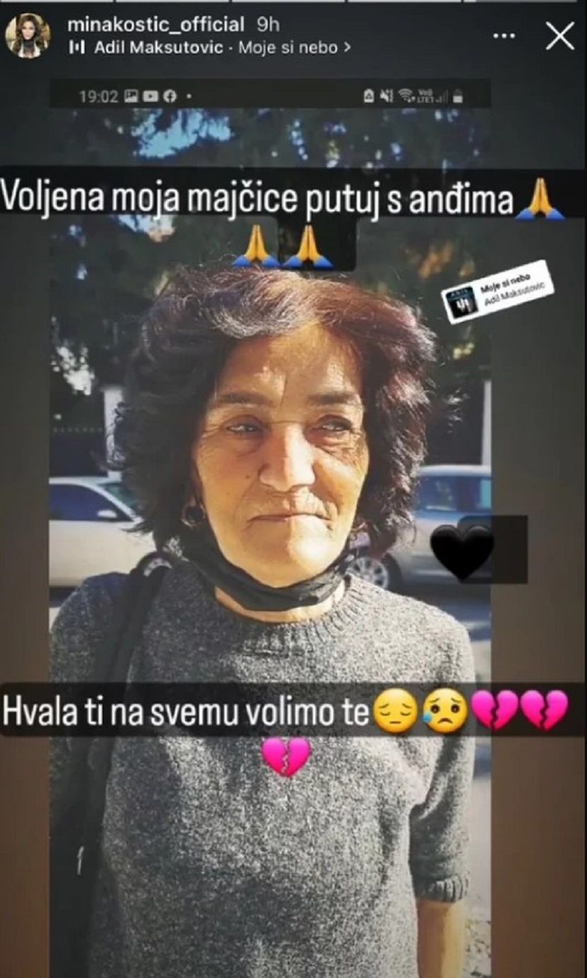 Mina Kostić nije zaboravila majku Zoju - Telegraf.rs