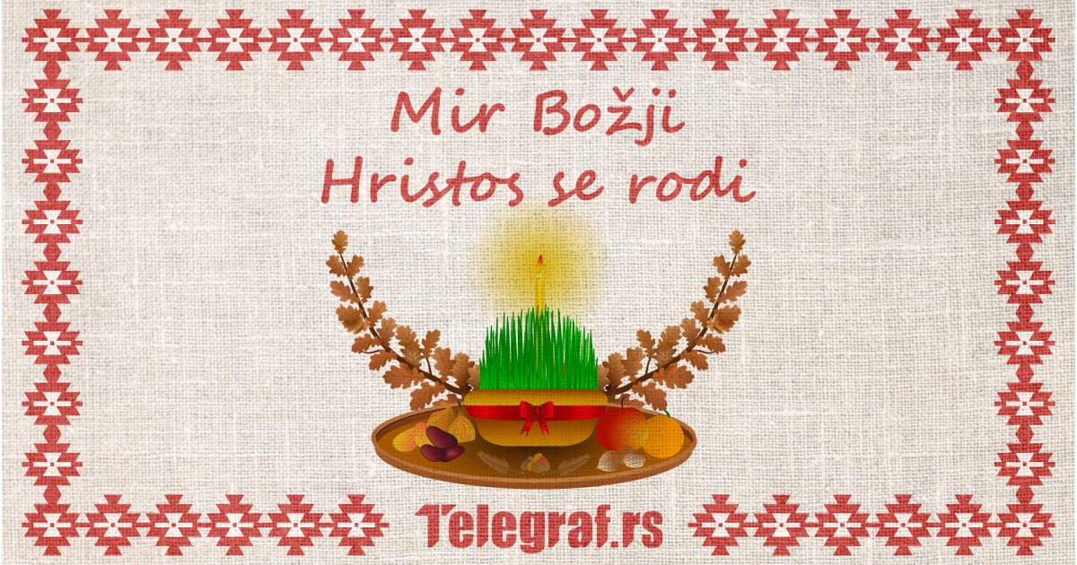 Mir Božiji, Hristos se rodi: Redakcija portala Telegraf vam želi ...