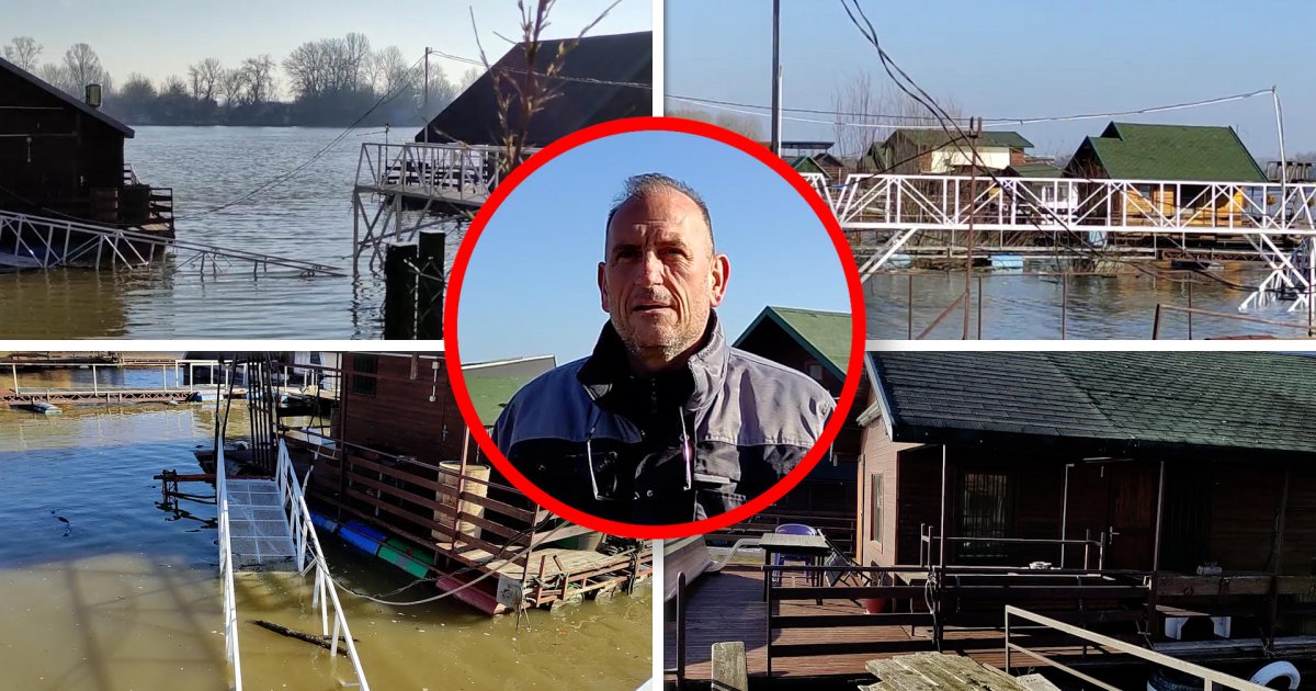 Ovo su prvi snimci splavova koje je oštetio teretni brod - Telegraf.rs