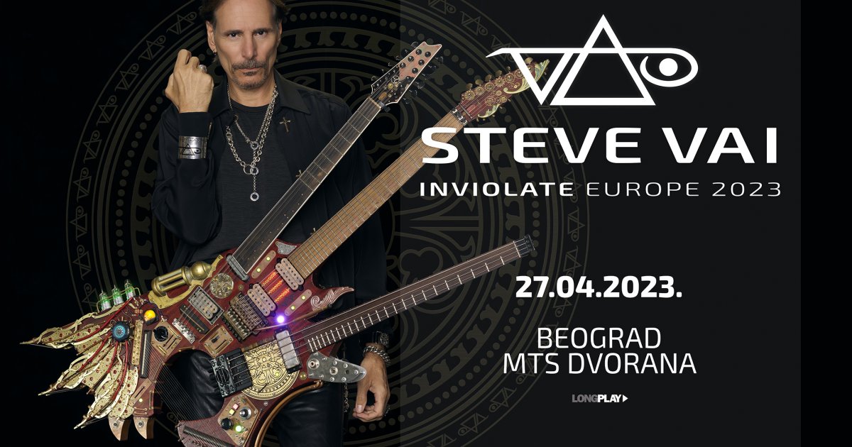 Legendarni gitarista Stiv Vaj 27. aprila u MTS dvorani - Telegraf.rs