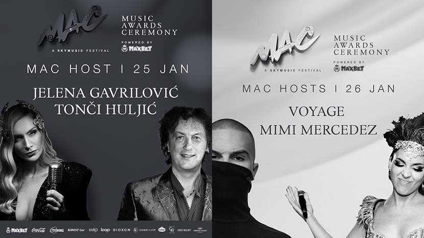 Otkriveno ko su voditelji Music Awards Ceremony (MAC) - Telegraf.rs