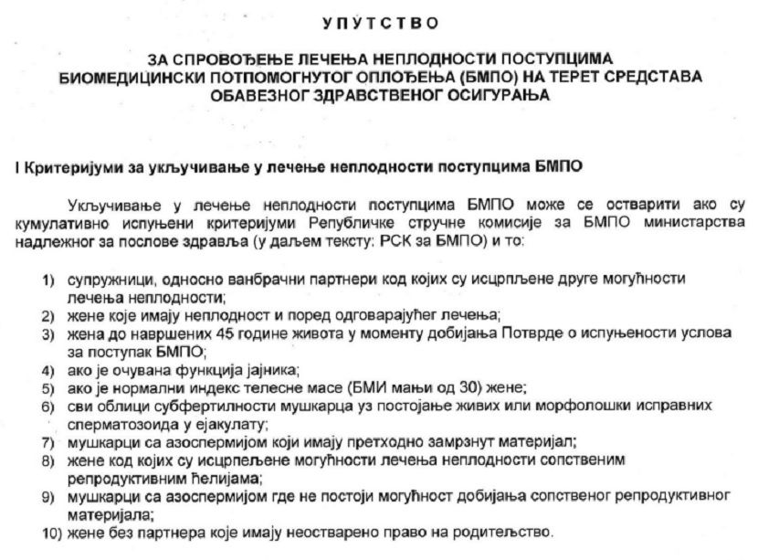 Vodič kroz VTO sa uvezenim reproduktivnim ćelijama - Telegraf.rs