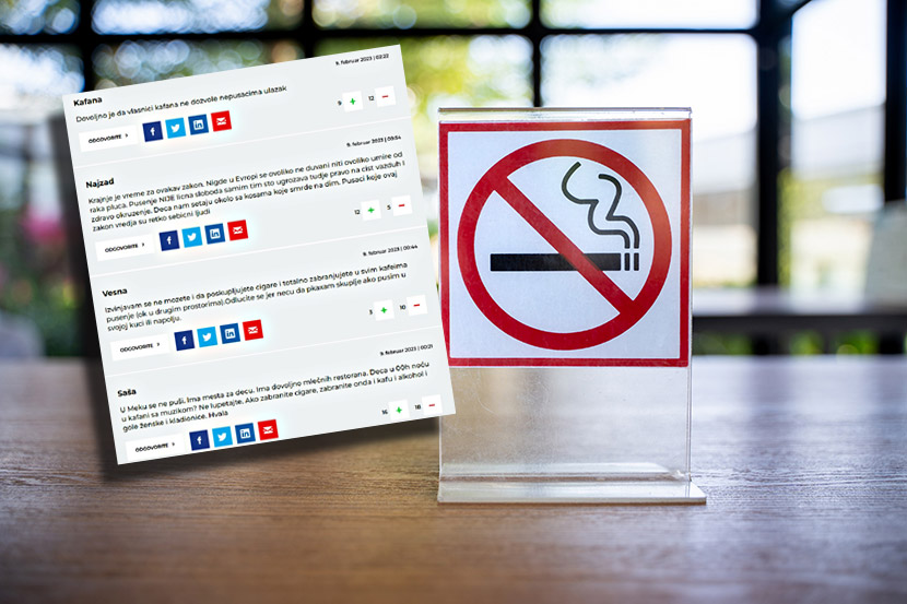 Potrošači saglasni: Neophodna zabrana pušenja u zatvorenom prostoru ...