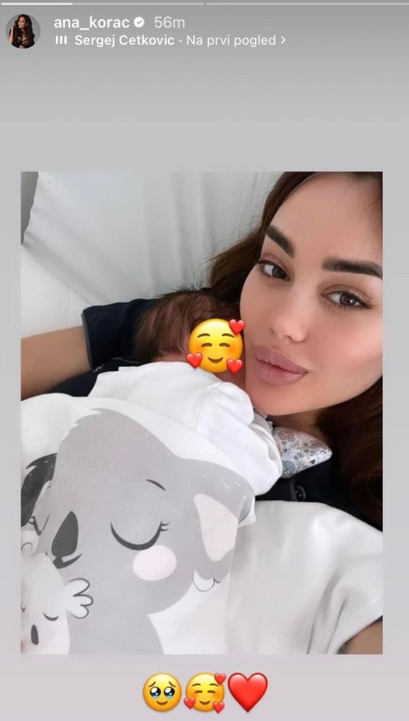 Ana Korać objavila prvu sliku naslednika - Telegraf.rs