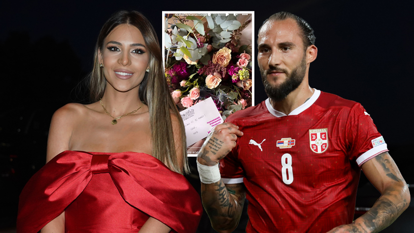 Nemanja Gudelj obradovao Anastasiju za 8. mart: Ražnatovićeva se odmah pohvalila romantičnom ...