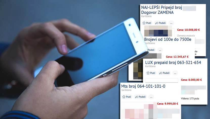 Telefonski broj za 10.000 evra - Telegraf Biznis