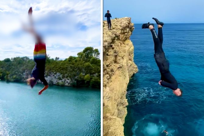 Momak skače sa litice u more - Telegraf.rs