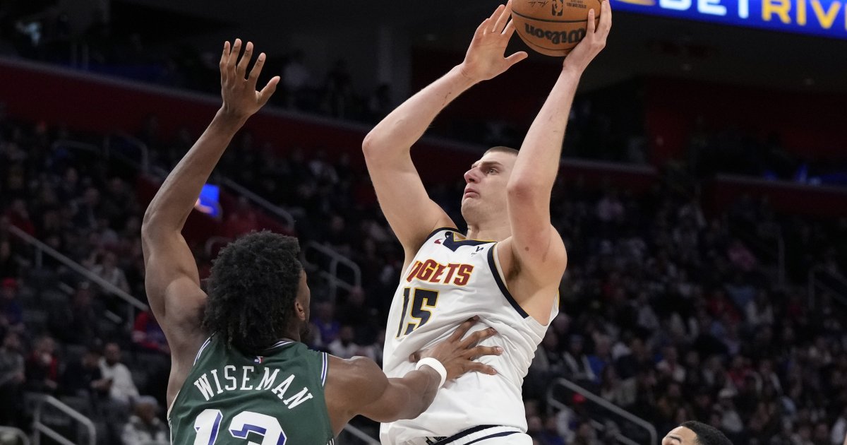 Jokić zavrteo rivala kao na ringišpilu, Denver pobedio Detroit - Telegraf.rs