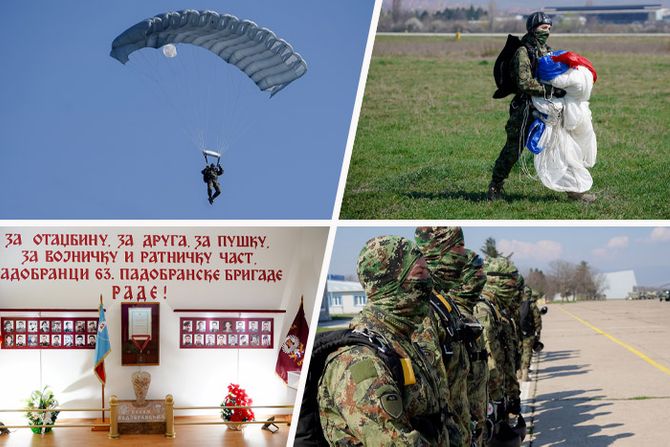 vežba padobranaca iz specijalnih jedinica Vojske Srbije - Telegraf.rs