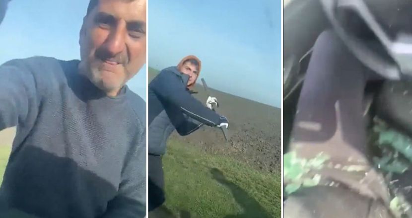 Seljaci preprečili put automobilu i motkom mu razbili stakla - Telegraf.rs