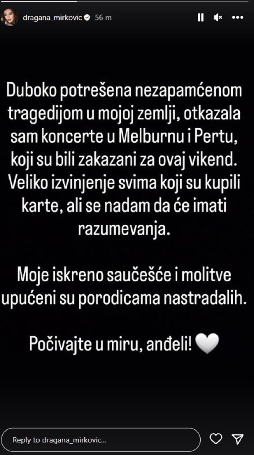 Dragana Mirković prekinula turneju u Australiji - Telegraf.rs