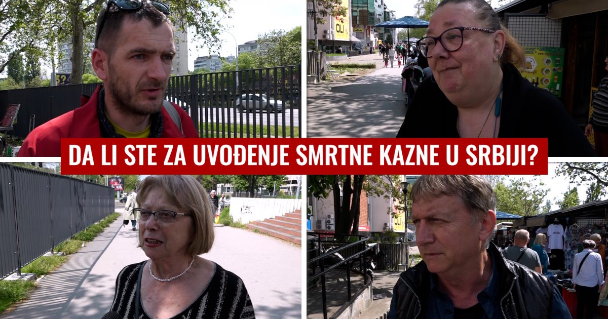 Pitali smo Beograđane da li su za uvođenje smrtne kazne? - Telegraf.rs