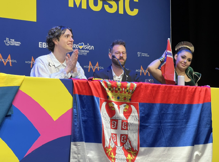 Luka nakon prolaska u finale Evrovizije 2023 - Telegraf.rs