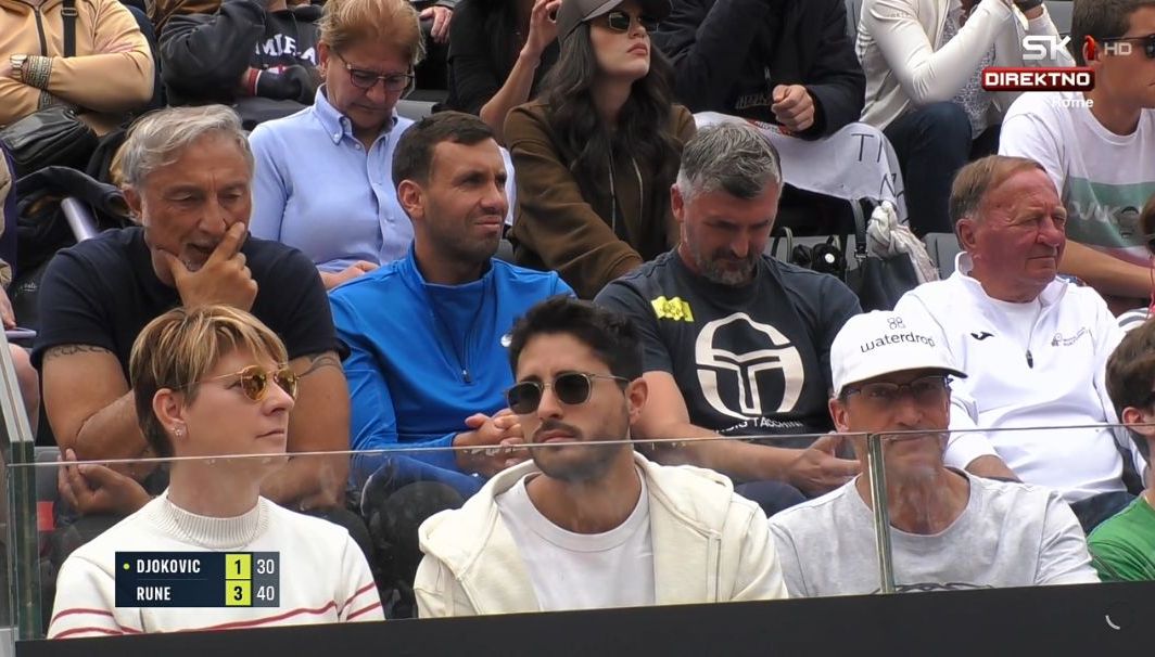 Bivši dečko Ane Ivanović u loži Novaka Đokovića u Rimu - Telegraf.rs