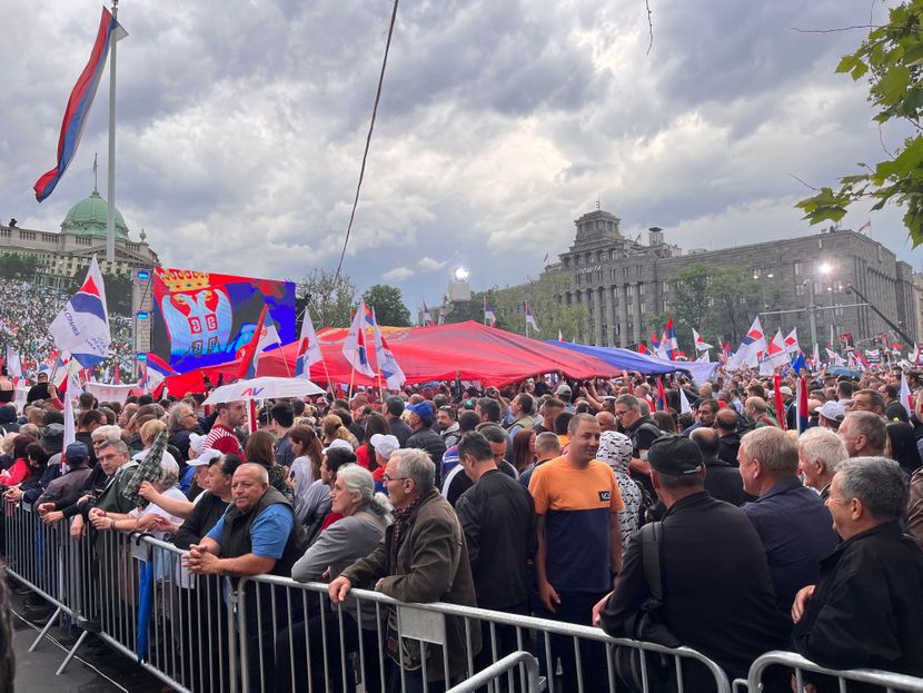 Skup Srbija nade i miting SNS u Beogradu 2023 iz minuta u minut ...