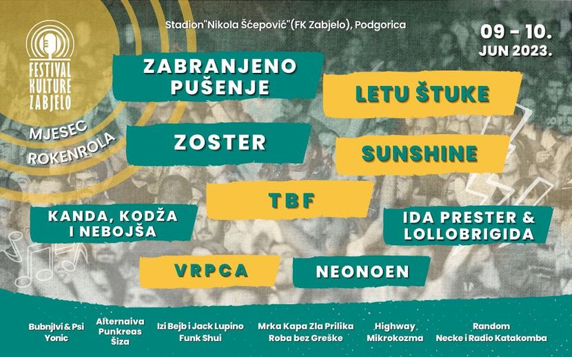 Partibrejkers, Darko Rundek na festivalu u Podgorici - Telegraf.rs