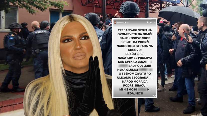 Jelena Karleuša povodom situacije na Kosovu i Metohiji - Telegraf.rs