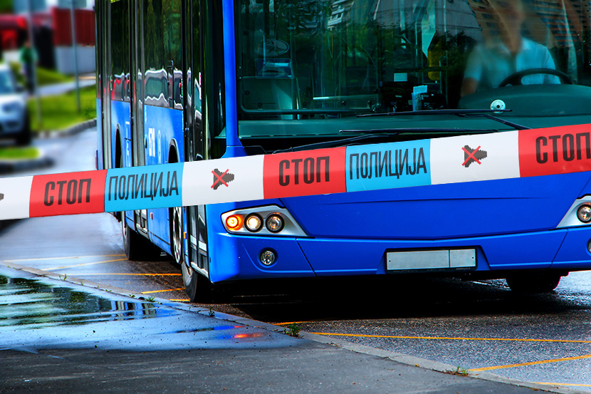 Dojava o bombi u autobusu - Telegraf.rs