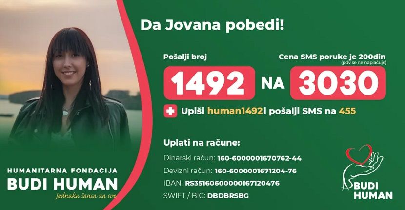 Jovana Pavlović ima najagresivniju vrstu tumora - zloćudni tumor slepoočnog režnja mozga ...