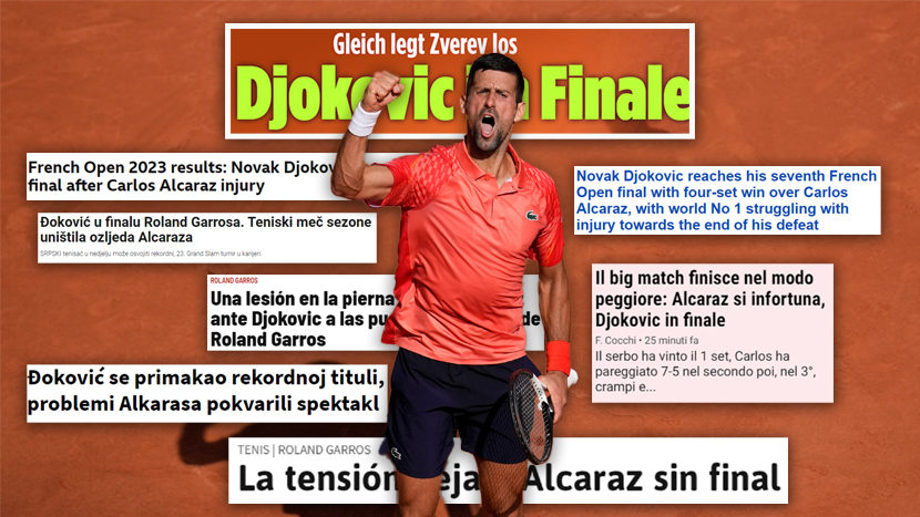 Šta svetski mediji pišu o Novakovoj pobedi nad Karlosom? "Šok i drama ...