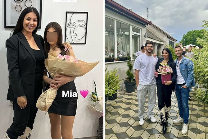 Seka Aleksić odvela devojčicu na maturu, sa njom bili i srpski glumci ...