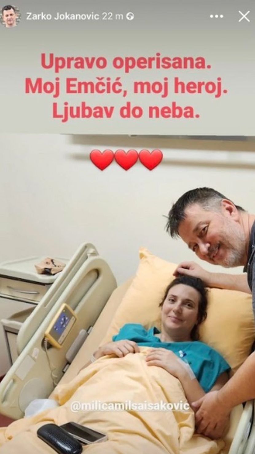 Glumica Milica Milša operisana - Telegraf.rs