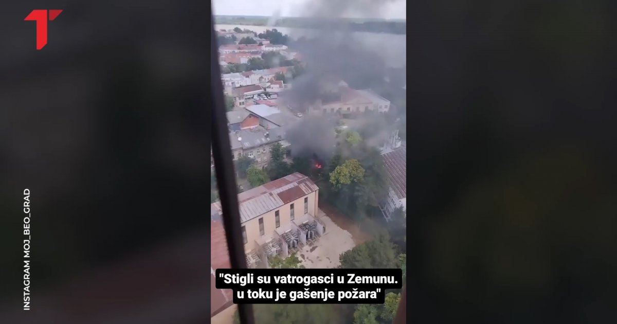 Zapalio se autobus u Zemunu - Telegraf.rs