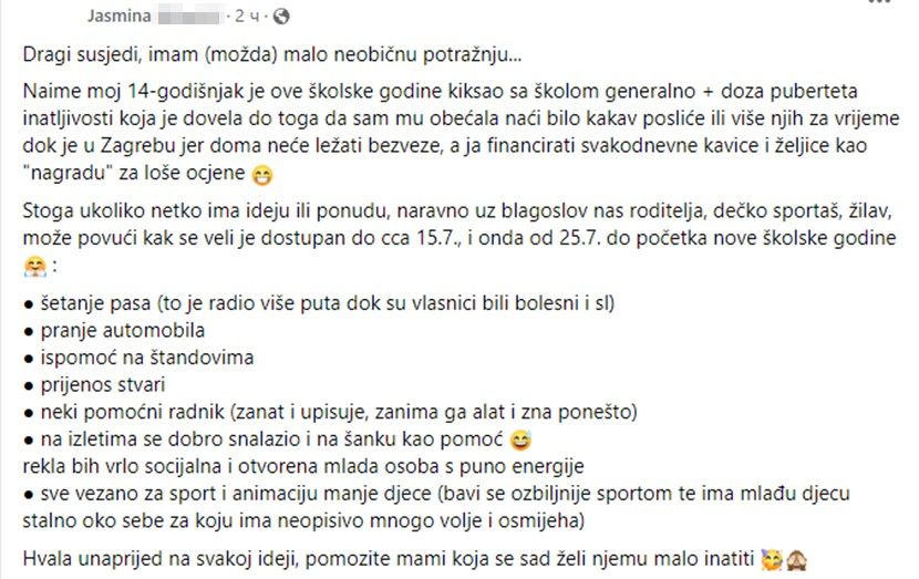 Mama traži sinu posao - Telegraf.rs