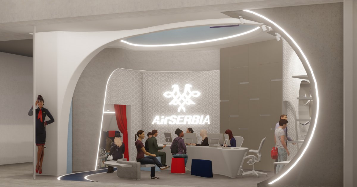 Air Serbia otvara novu poslovnicu u TC Galerija - Aero Telegraf
