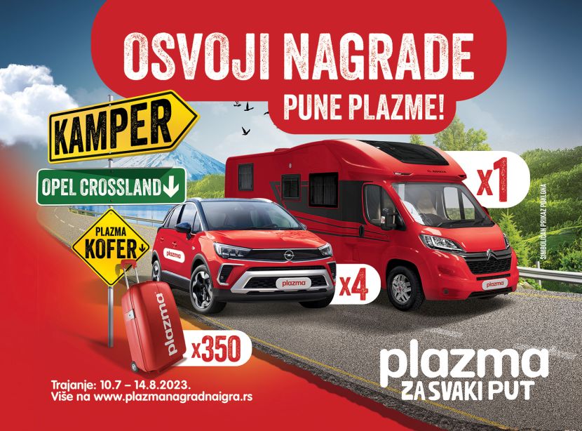 Plazma karavan dolazi u vaš grad i donosi veliku letnju Plazma nagradnu ...