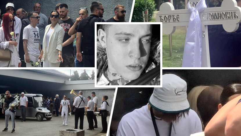 Sahranjen Đorđe Stojanović Džoker, reperi došli u belom - Telegraf.rs