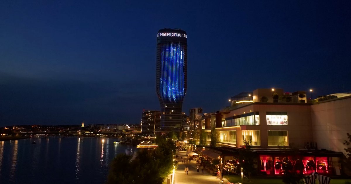 Belgrade Tower honors Nikola Tesla - Telegraf.rs