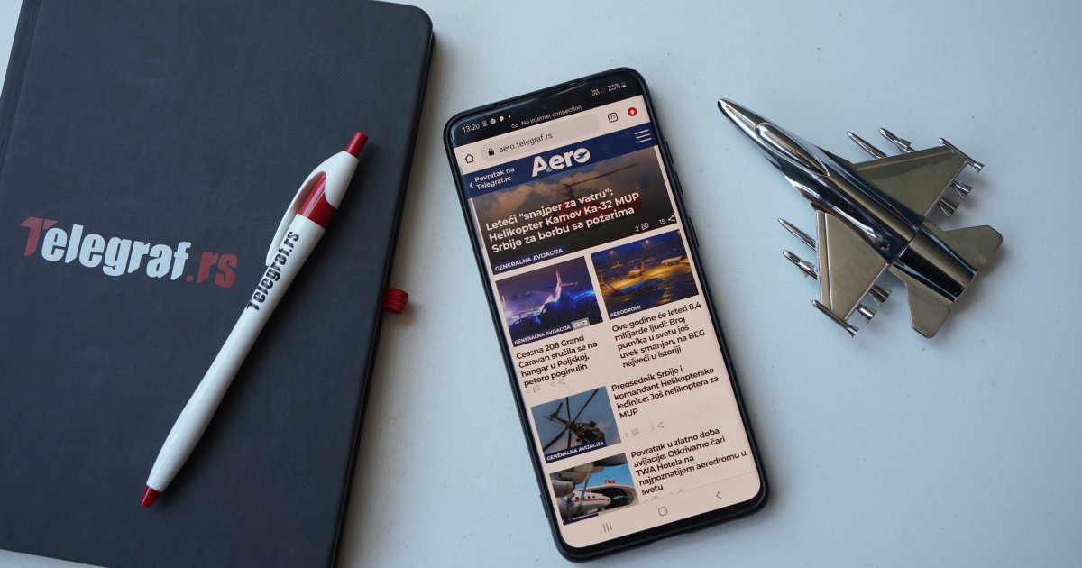 Novi sajt u Srbiji za avijaciju i vazduhoplovstvo Aero.rs - Telegraf.rs