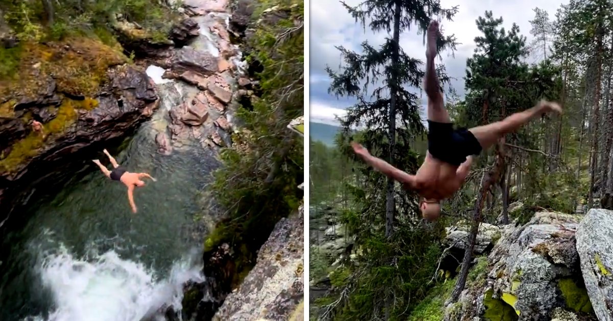 Moćni viking skače sa stene - Telegraf.rs