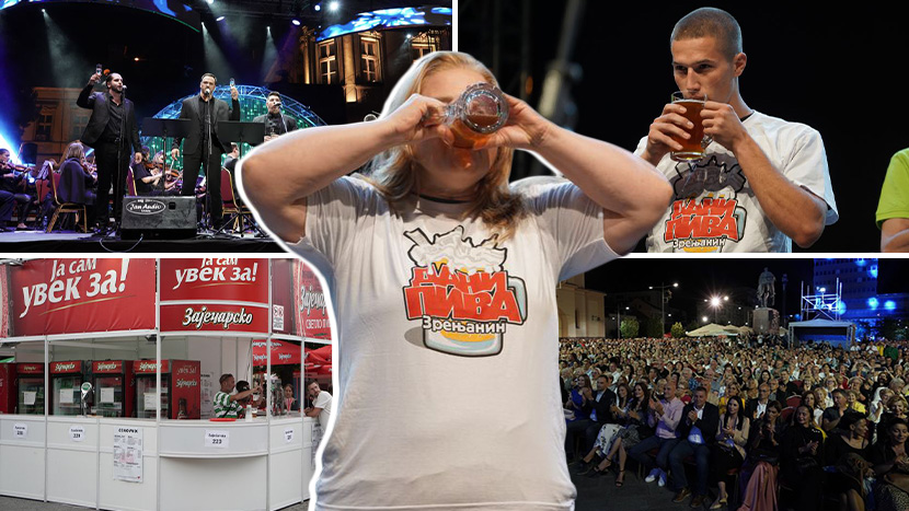 Takmičenje u brzom ispijanju piva u Zrenjaninu - Ona.rs