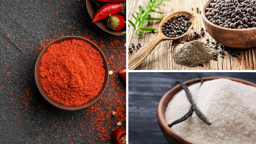 Biber ne sme da ima viška pepela, vanilin šećer sa aromom i mlevena ...