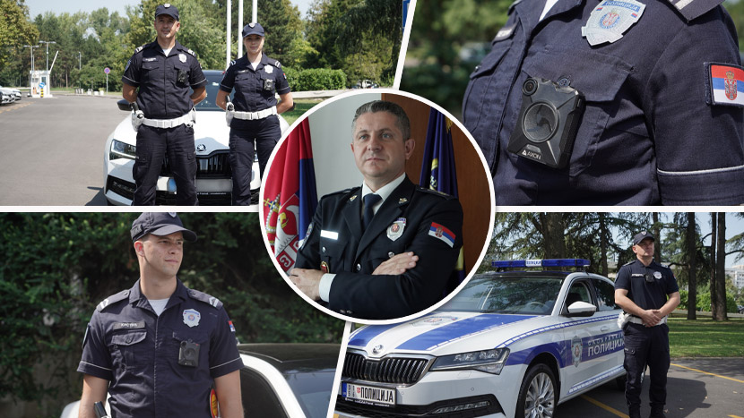 Načelnik Uprave saobraćajne policije kamerama za uniforme - Telegraf.rs