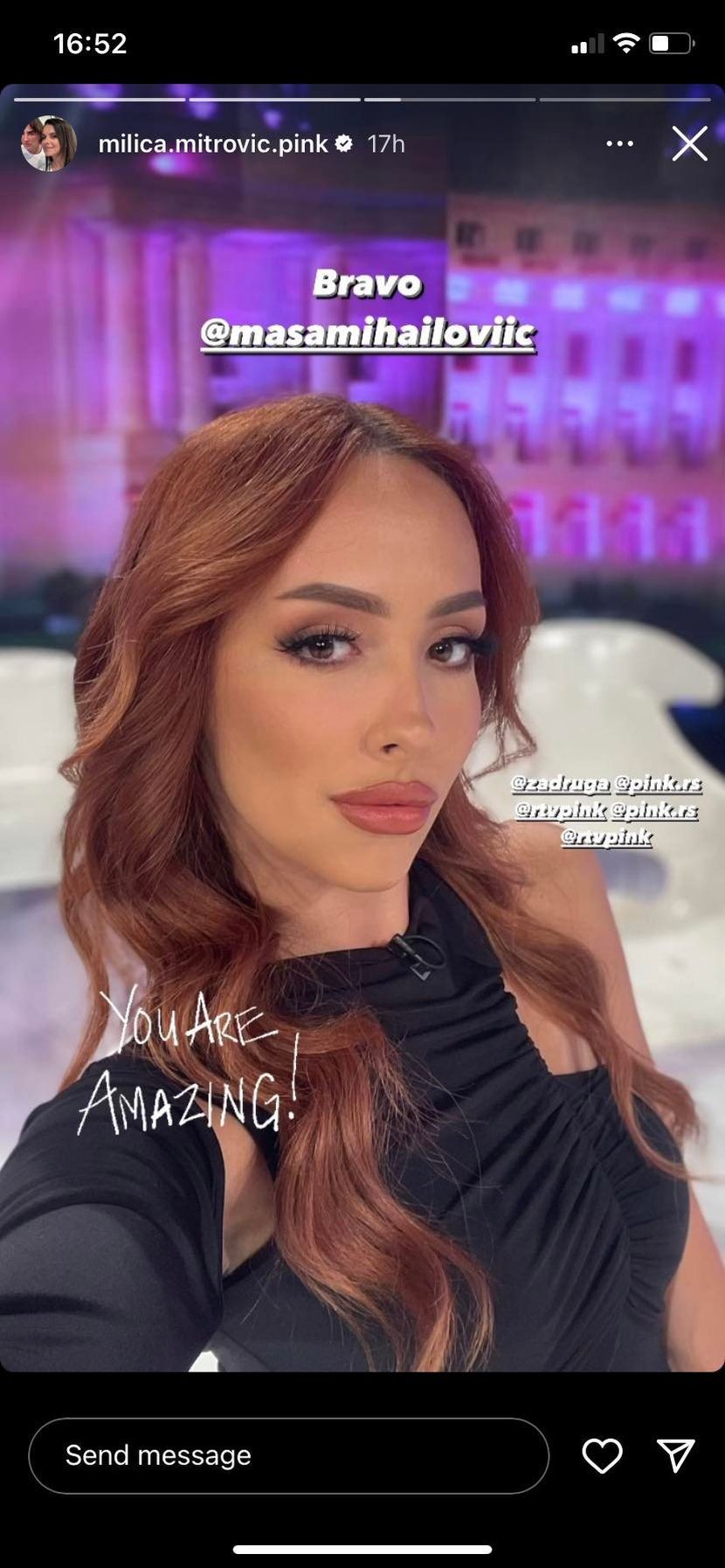 Evo kako se Milica Mitrović obraća novoj voditeljki Pinka - Telegraf.rs