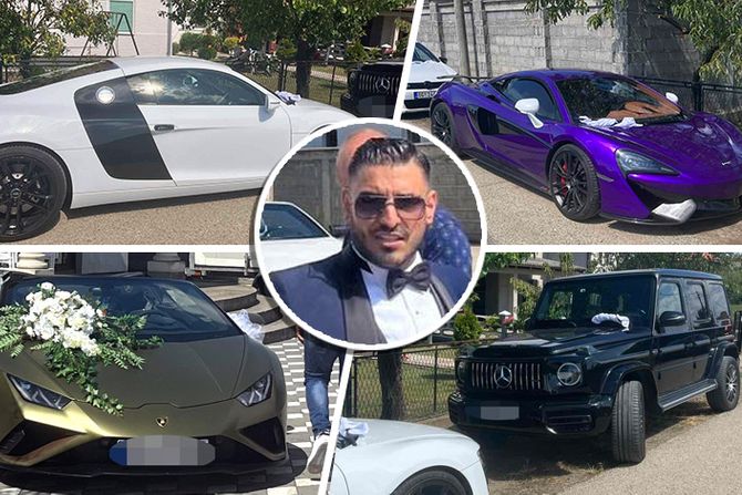 Ispred Kuće Darka Lazića Mašine U Vrednosti Većoj Od Milion Evra