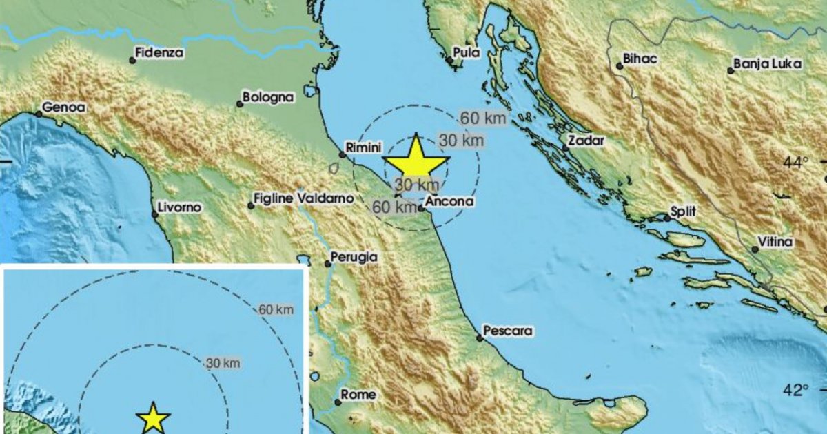 Zemljotres u Jadranskom moru - Telegraf.rs