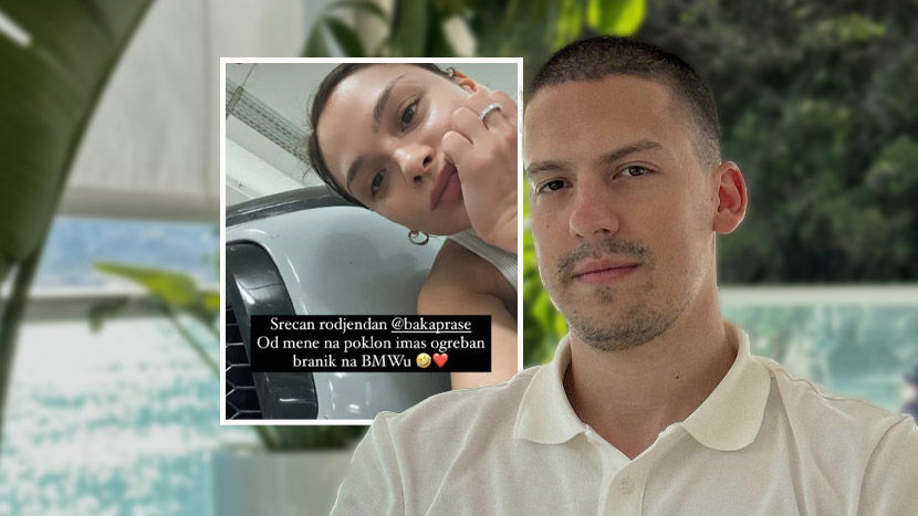Anja Bla izgrebala auto Baki Prasetu: "Ovo ti je poklon za rođendan ...