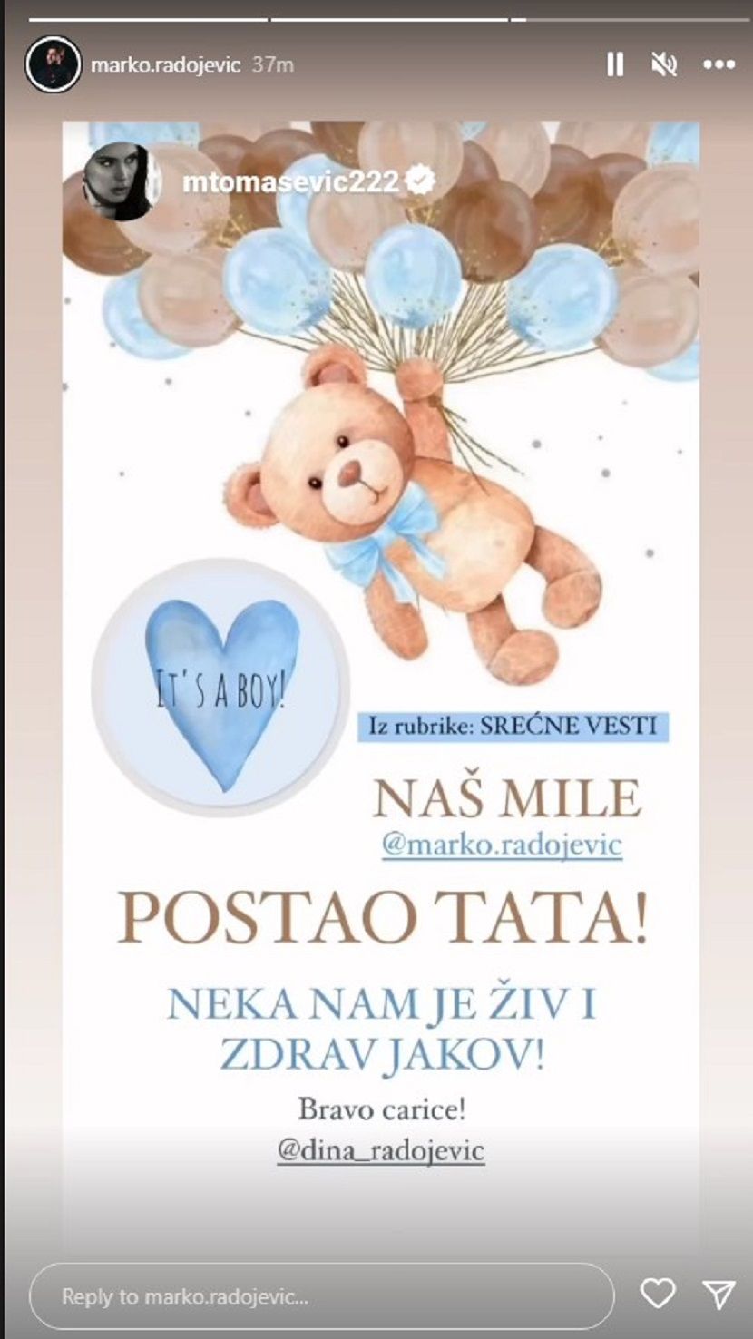 Glumac iz serije "Igra sudbine" postao otac - Telegraf.rs