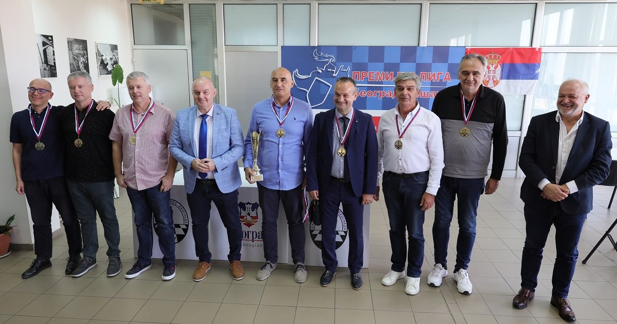 Prvo mesto Premijer lige Beograda za Šah klub PTT Beograd - Telegraf.rs