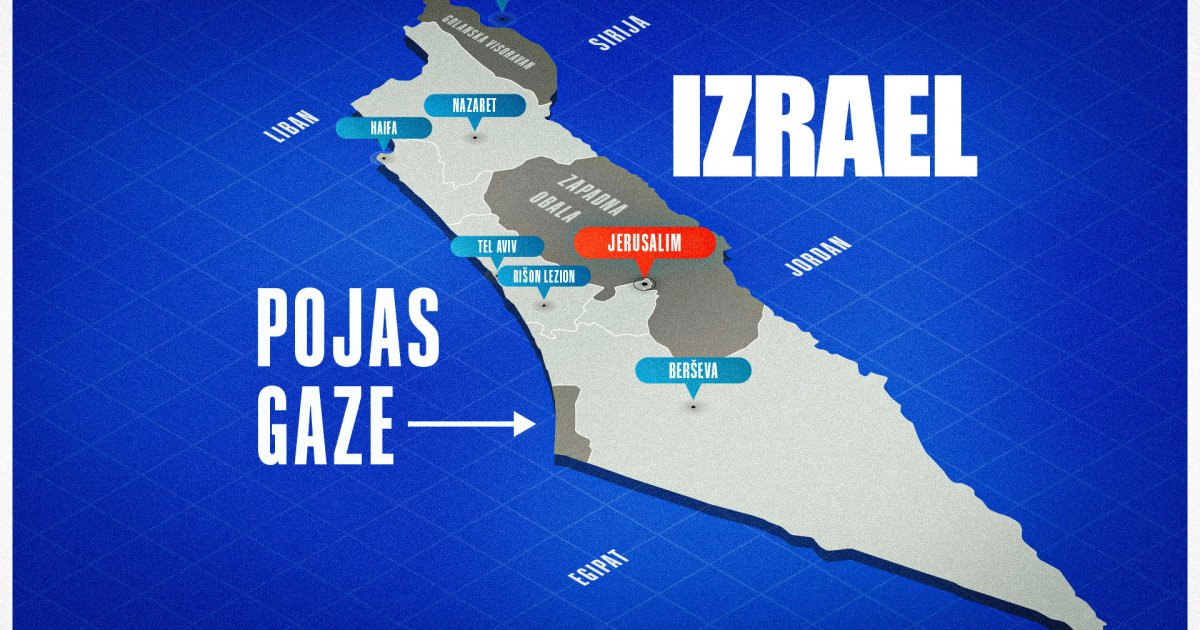 Ovako će u budućnosti izgledati Pojas Gaze: Bela kuća objavila mapu i ...