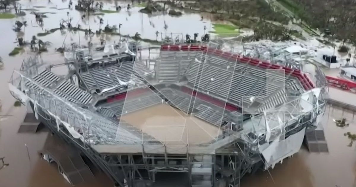 Uragan razorio teniski stadion u Akapulku: Tuguju i Đoković i Nadal ...