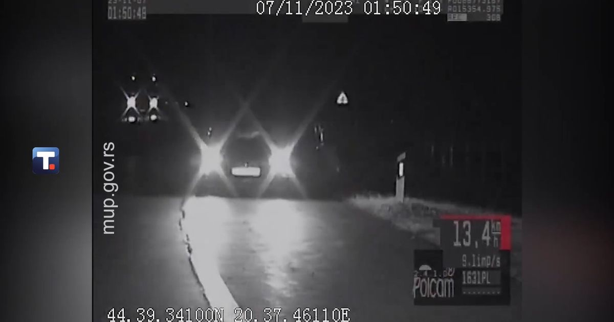 Divljao na auto-putu, u suprotnom smeru: Ovo je snimak od kojeg se ledi krv - Telegraf.rs