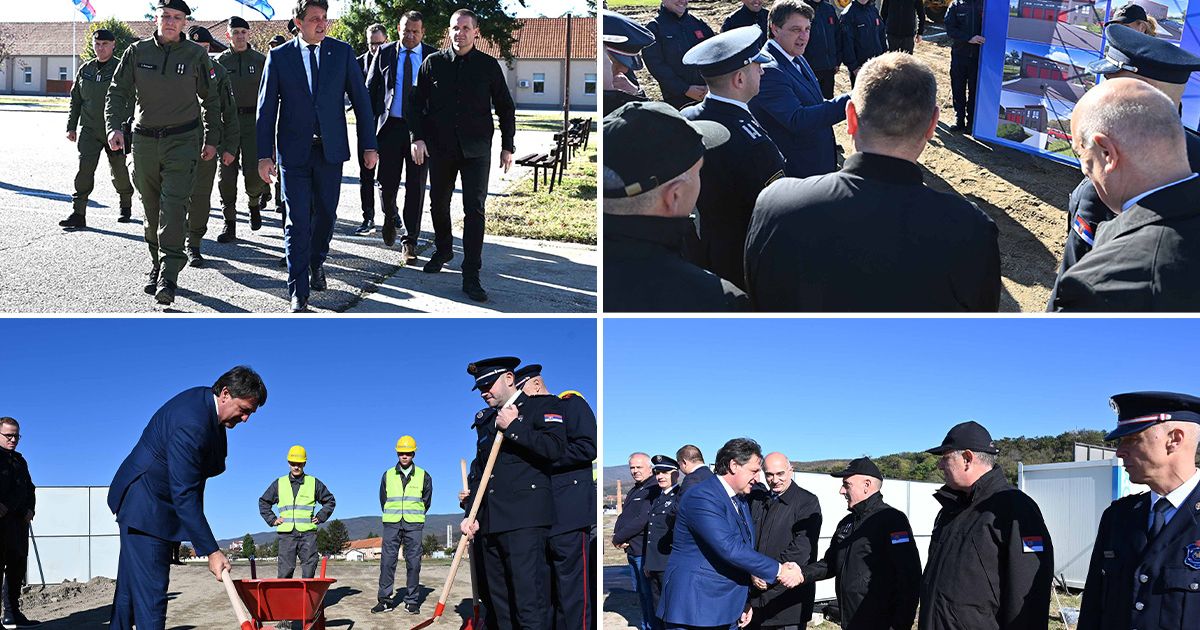 Kamen-temeljac za izgradnju Vatrogasno-spasilačkog odeljenja - Telegraf.rs