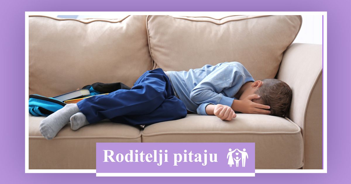 Đak prvak se iz škole vraća kući uplakan - Ona.rs