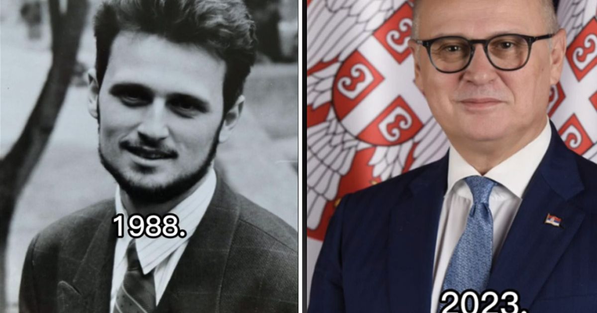 Vesić na TikToku pokazao svoju transformaciju od 1988. - Telegraf.rs